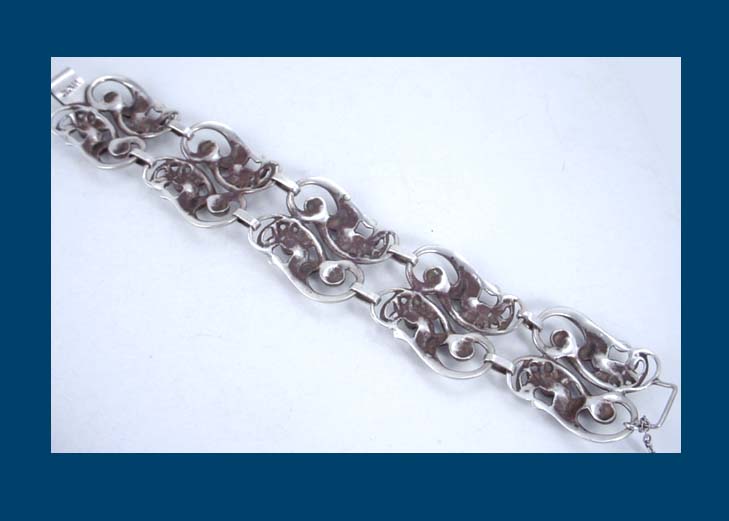 Max Rieg Mid-Century Sterling Bracelet