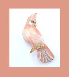 Rare Takahashi Pink Cockatoo Pin